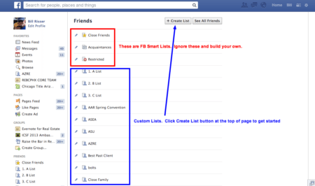 Facebook custom friend lists: Save time, target clients and boost ...