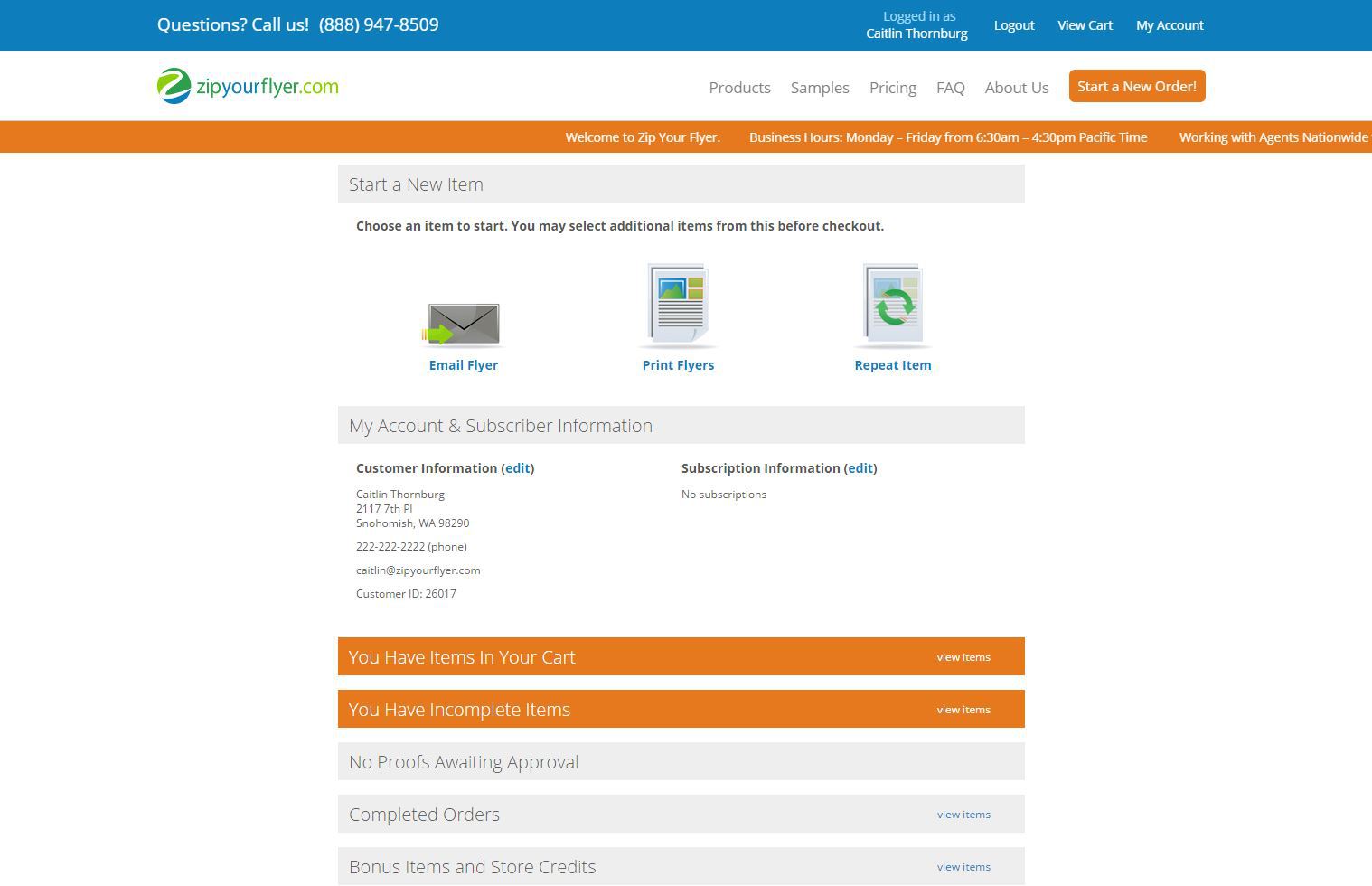 Agent-Built Marketing Service Zip Your Flyer (De)signs, Seals, Delivers ...