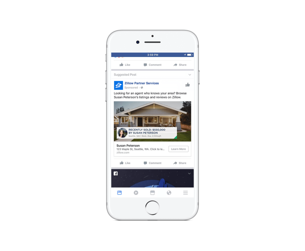 Zillow Group Rolls Out Facebook Ads For Real Estate Agents | Inman Real ...