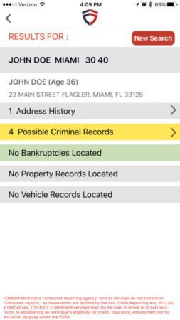Safety App Forewarn Provides Instant Background Checks | Inman Real ...