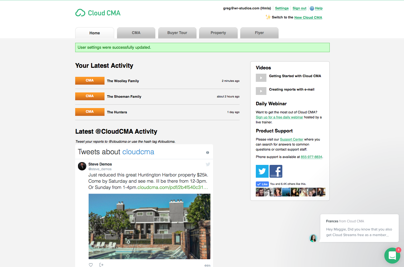 Cloud CMA Debuts New Look, Features And Off-Market Listings | Inman ...