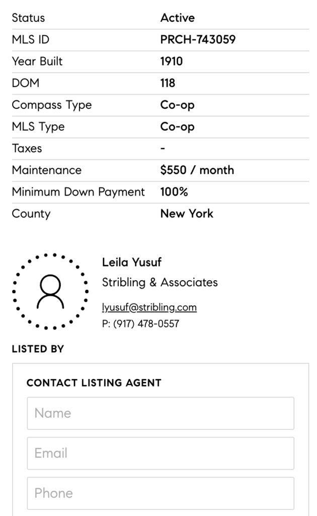 Compass Is Now Showing The Listing Agent On Competitor's Listings ...