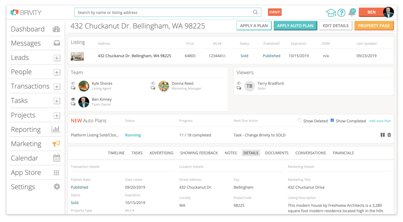 Brivity Emphasizes Follow-Up And Automation, Starting With Its Websites ...