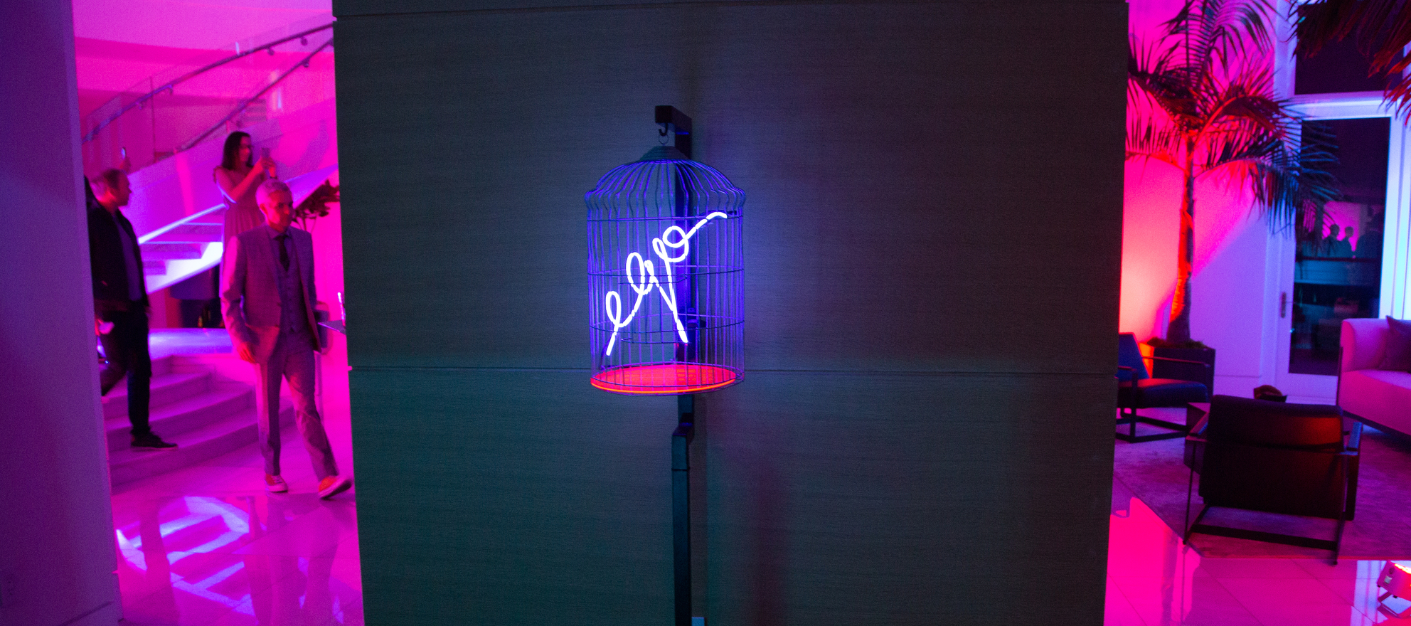 In Order To Stand Out, These Agents Lit Up This $49.5M Home In Neon ...