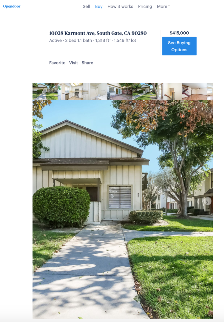 Opendoor's Next Frontier: Older, Pricier Homes In LA | Inman Real ...