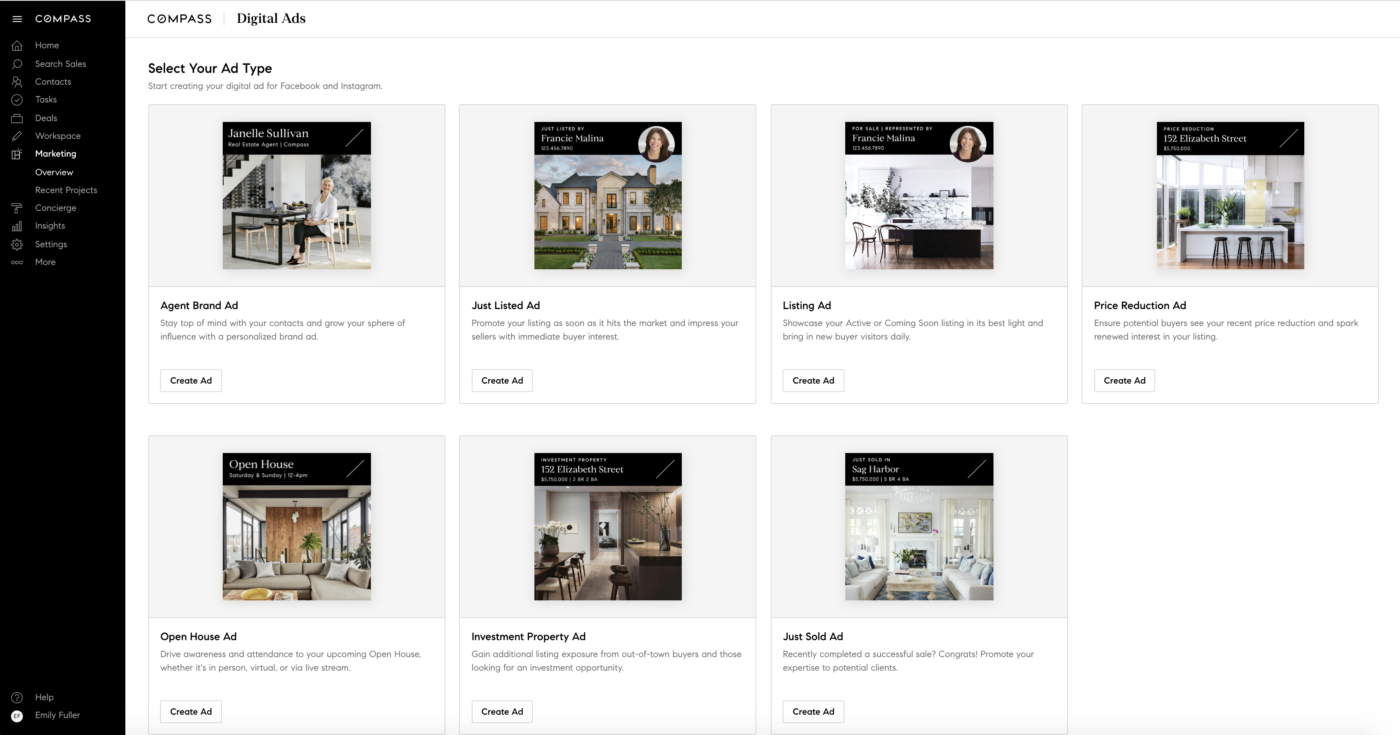 Compass Offers Real Estate Agents New Solution For Digital Ad Campaigns ...