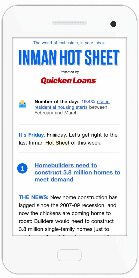 Inman | Email Newsletters