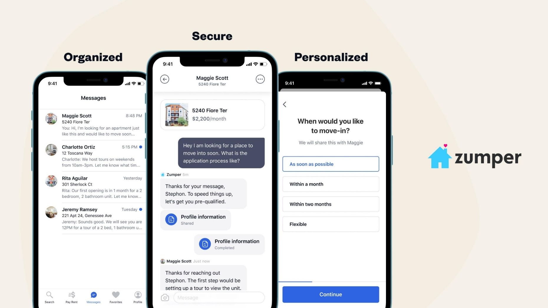 Zumper Launches In-App Messaging Experience - Inman