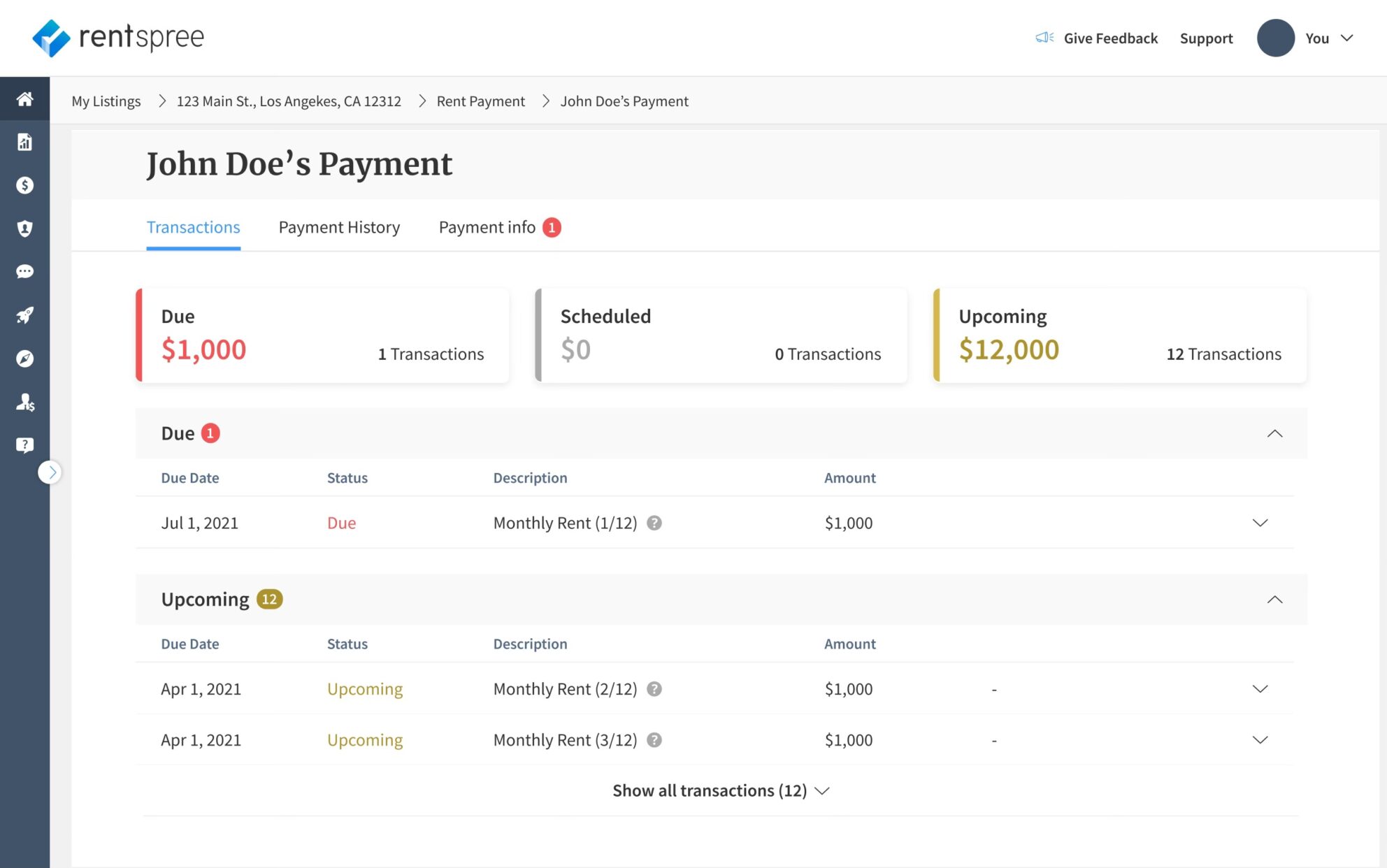 RentSpree Debuts New Tenant Payment Tool Rent Payment | Inman Real ...