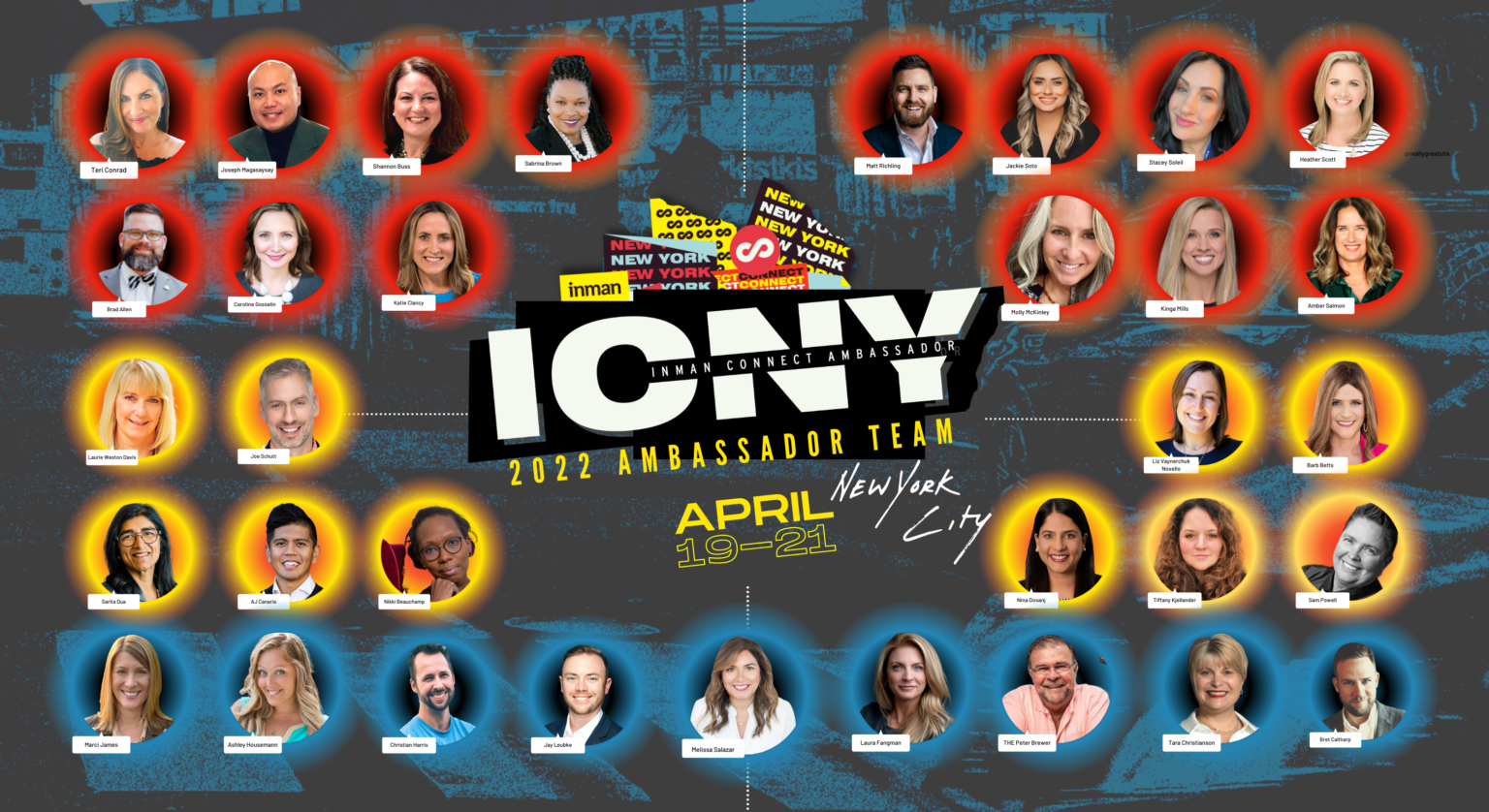 Inman Announces The Inman Global Brand Ambassadors of 2022 | Inman Real ...