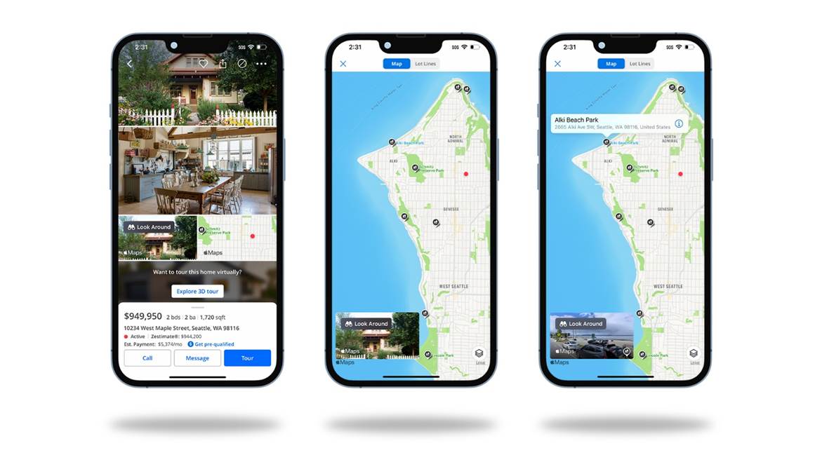Zillow Launches Street-View Home Searching With Apple Maps | Inman Real ...
