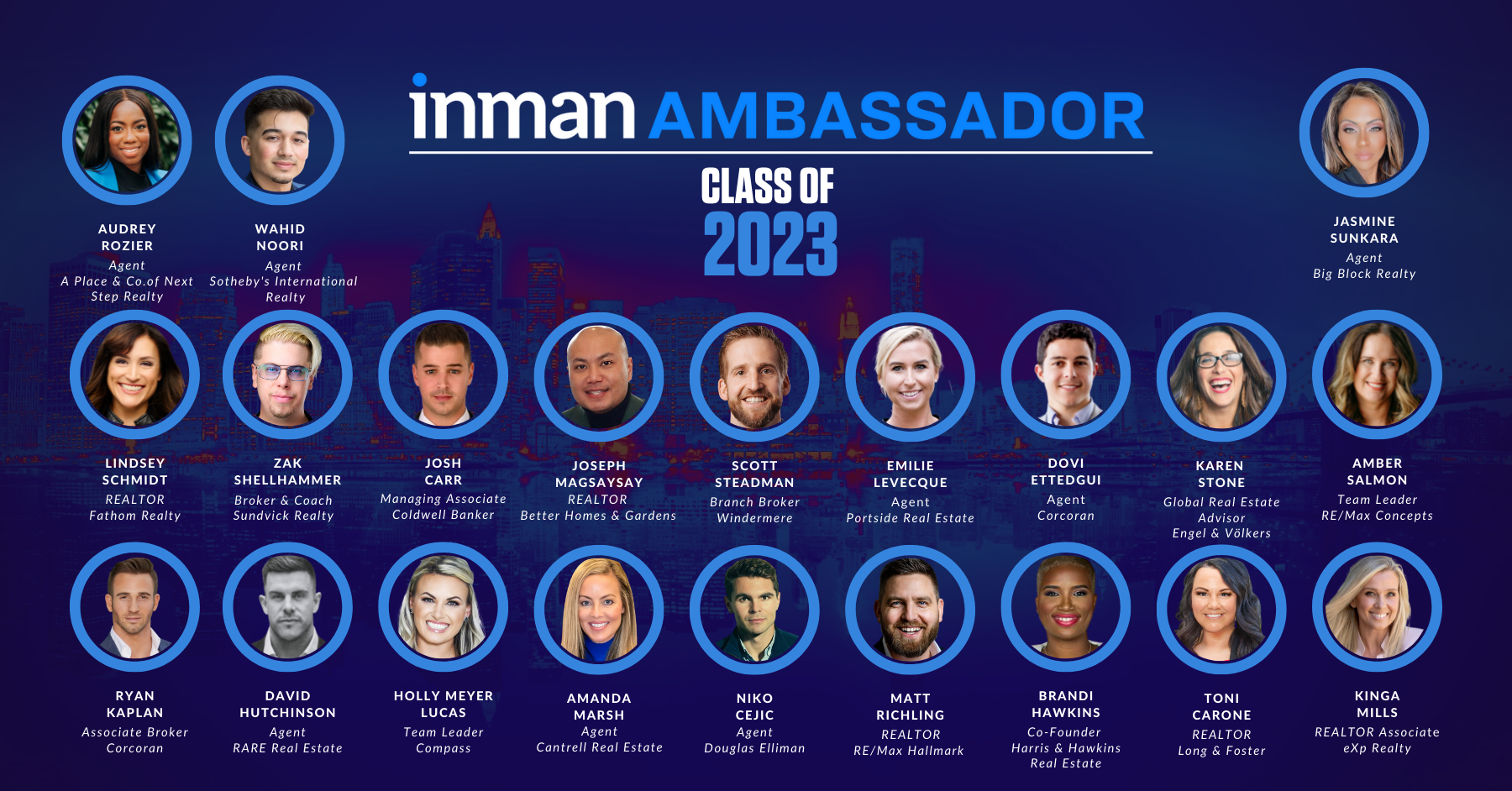 Inman Proudly Announces Inman Ambassador Class Of 2023 - Inman