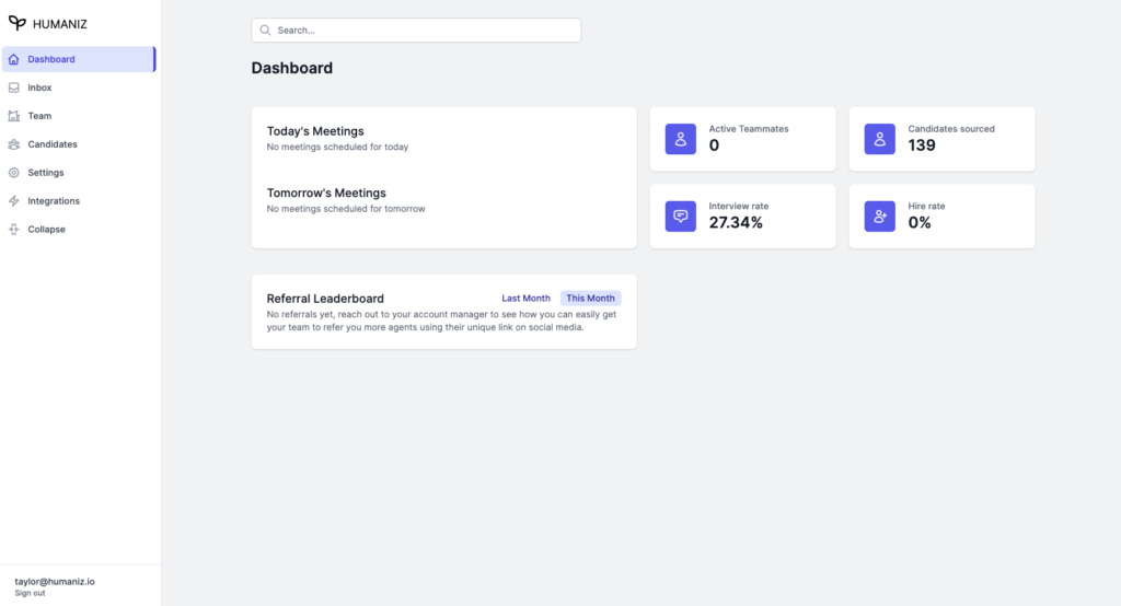 Humaniz Recognizes The Challenges Of Hiring: Tech Review | Inman Real ...